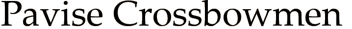 Pavise Crossbowmen -- Sicily